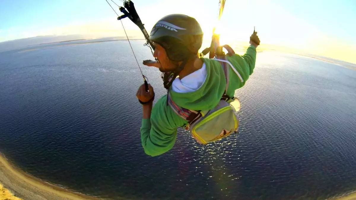 Paragliding panoraam.