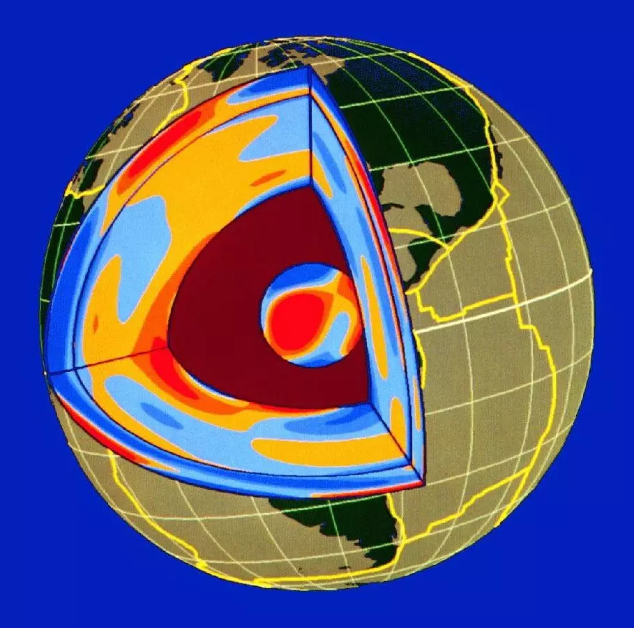 Le champ magnétique terrestre prend sa source à l'intérieur de la planète.