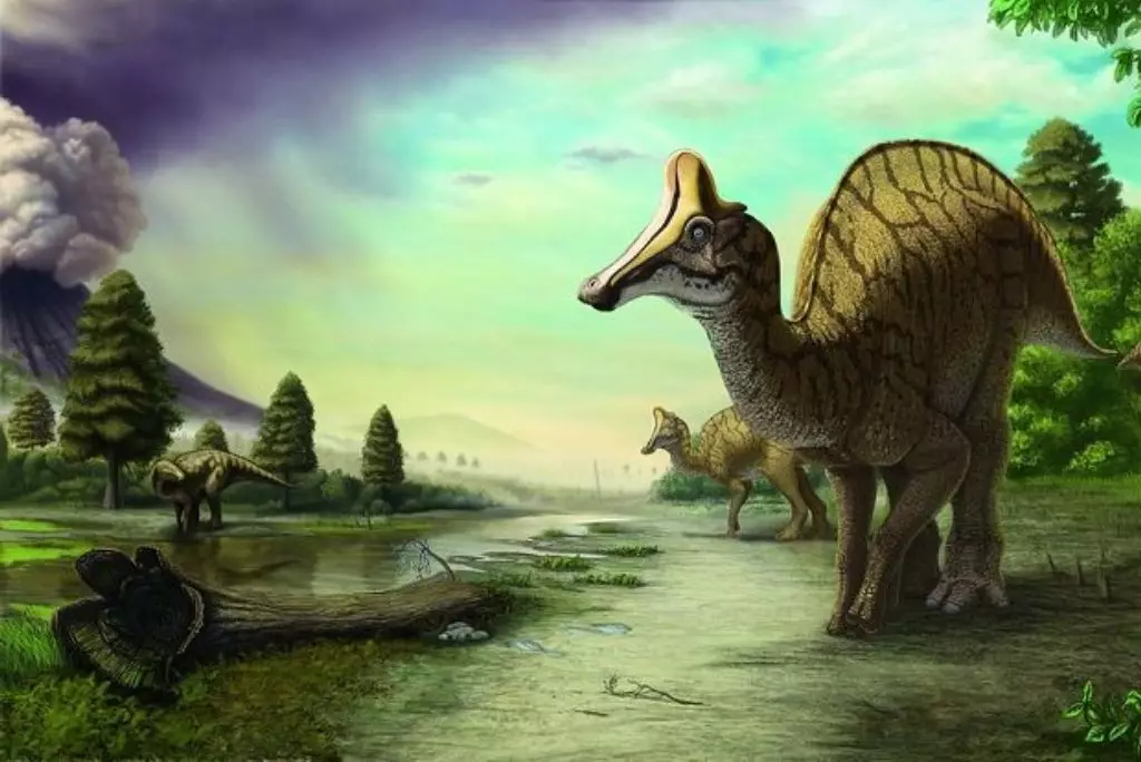 Hadrosaurus avait un nez de canard caractéristique.