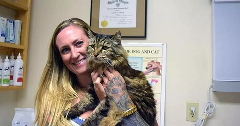 Kucing dari Oregon masuk ke dalam Guinness Book sebagai kucing tertua di planet ini