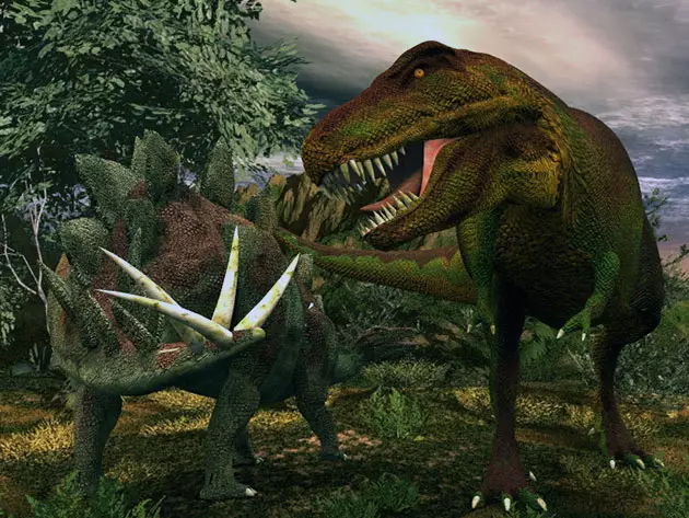 Stegosaurs, kunyanya vadiki uye vasina kusimba, vakavhimwa nema dinosaurs anodya akadaro.