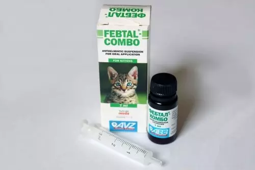 Febtal para gatos: instrucións para o uso da droga 1038_1