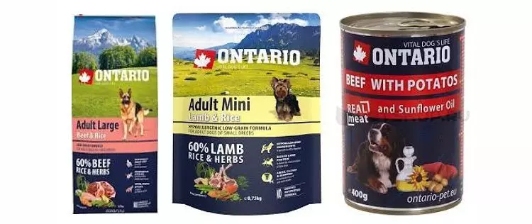Linea cibo per cani Ontario
