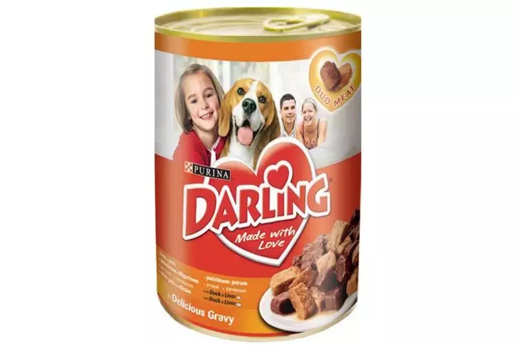 Darling hermetikk til hund