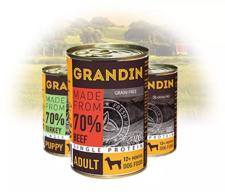 Conservas para perros Grandin