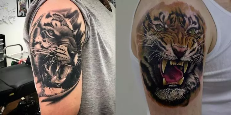 Tiger tatuering