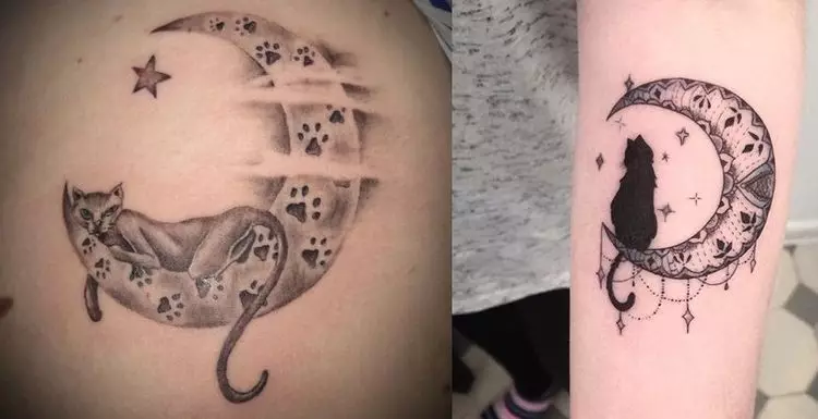 Cat sketch tattoo