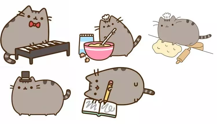 Pusheen the Cat: awọn aworan