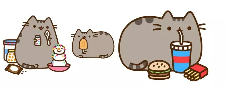 Kucing Pusheen: gambar