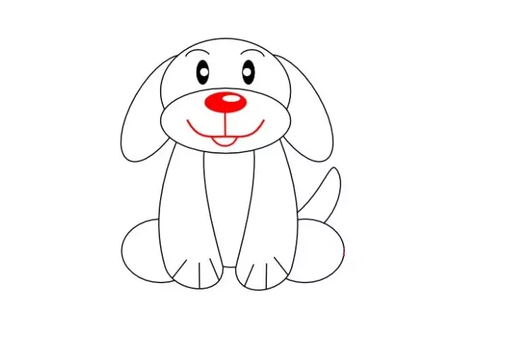 Spreman crtež psa