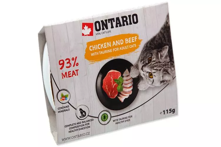 Nourriture pour chats de l'Ontario